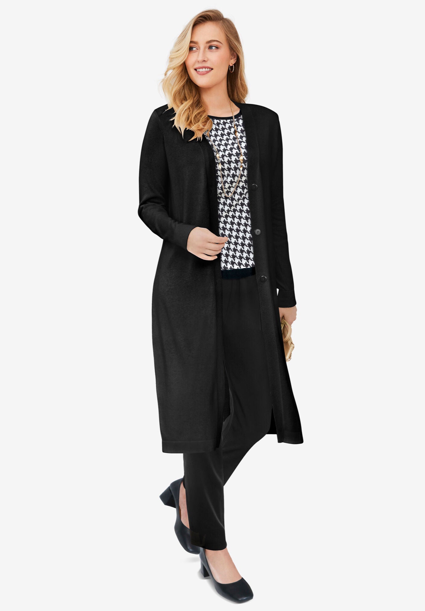 Fine Gauge Duster & Shell | Jessica London