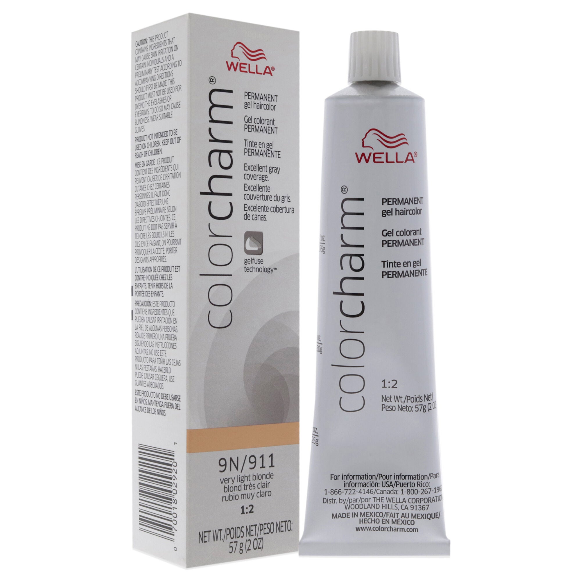 Color Charm Permanent Hair Color Gel - 911 9N Very Light Blonde by ...