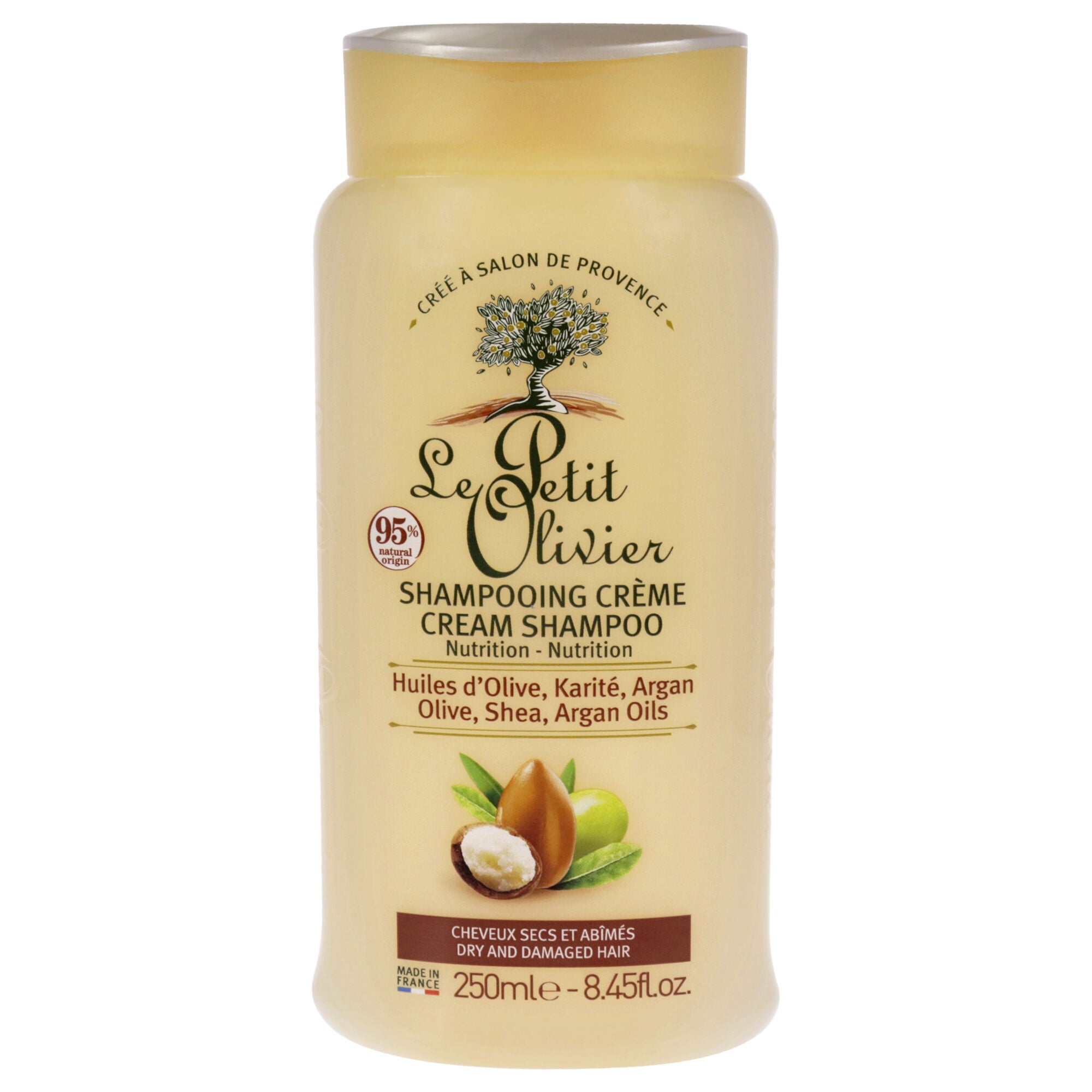 Nourishing Creme Shampoo by Le Petit Olivier for Men - 8.4 oz Shampoo ...
