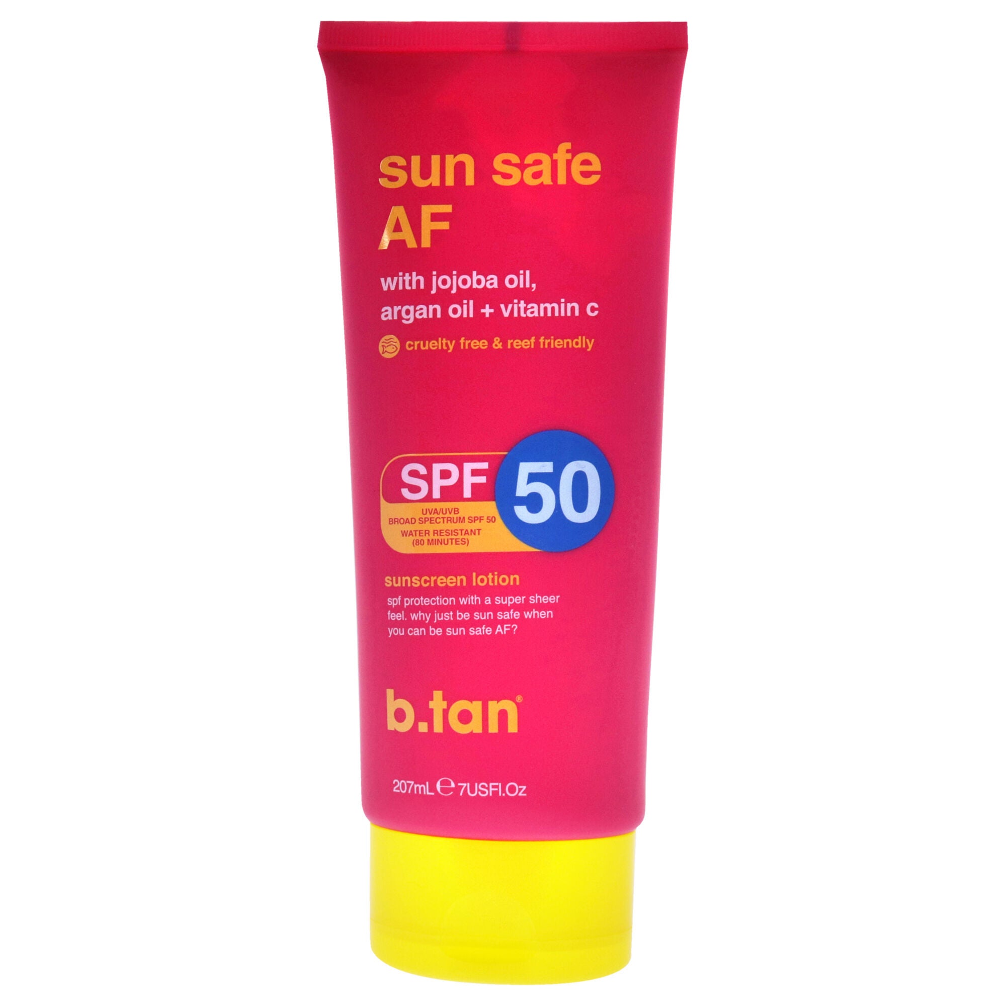 Sun Safe AF Sunscreen Lotion SPF 50 by B.Tan for Unisex - 7 oz ...