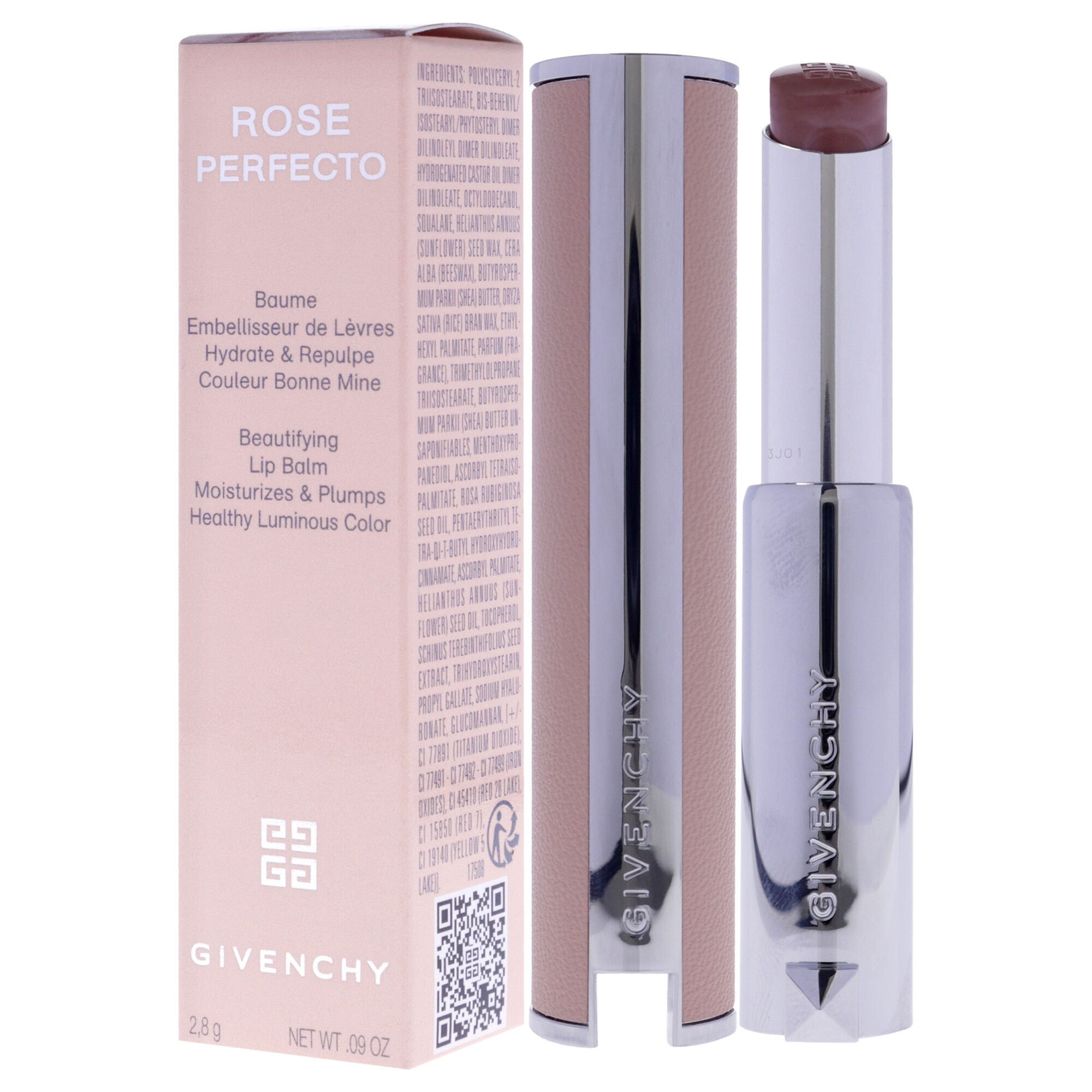 Rose Perfecto Beautifying Lip Balm - 110 Milky Nude by Givenchy for ...