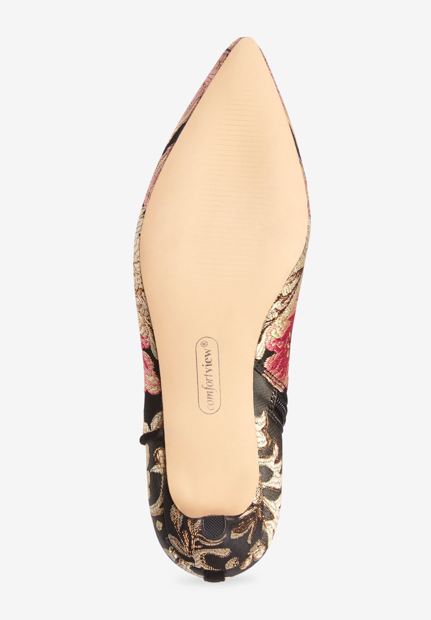 Ladies' The Meredith Bootie, Floral Metallic | Jessica London