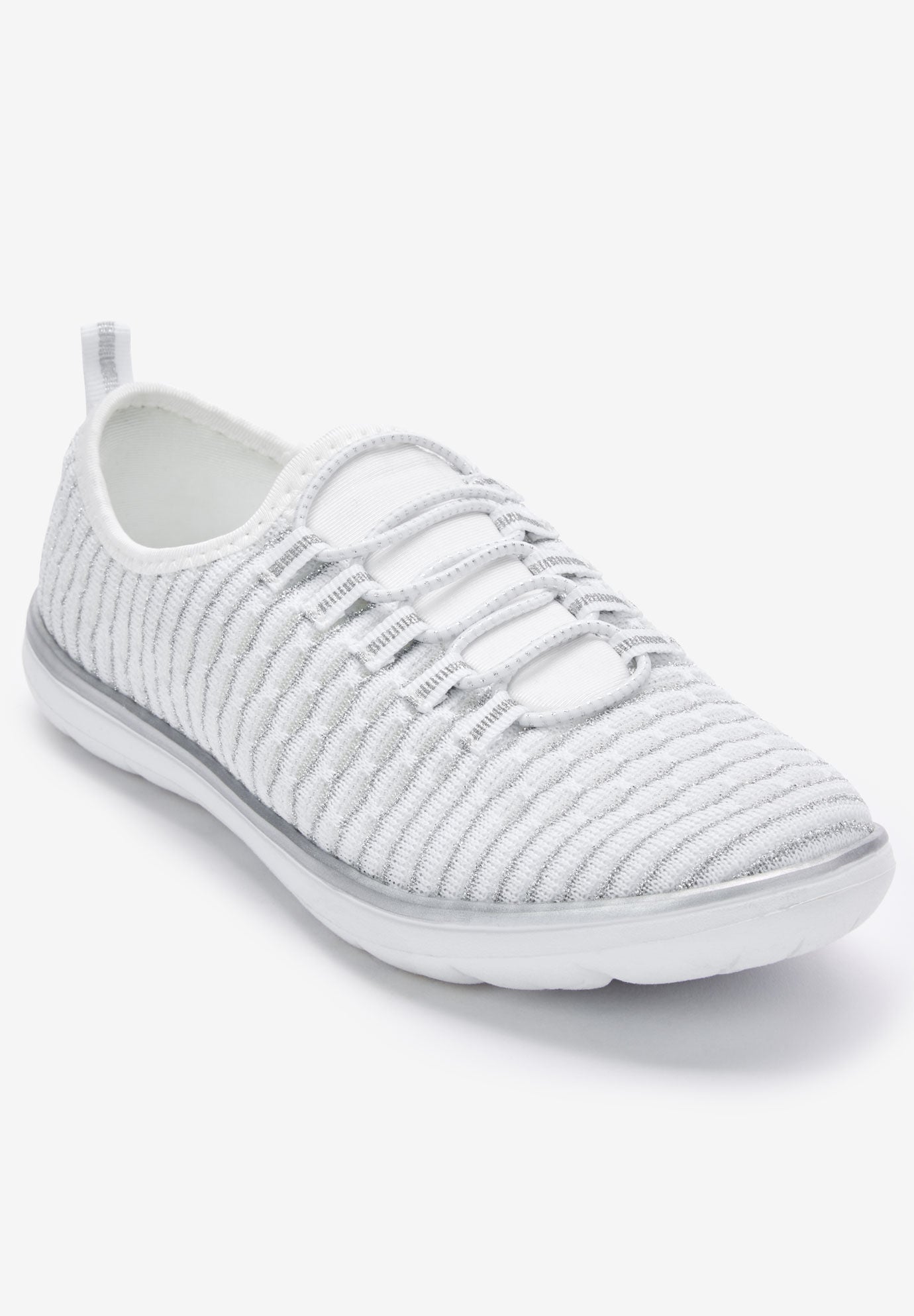 Ladies' CV Sport Ariya Slip On Sneaker, White | Jessica London