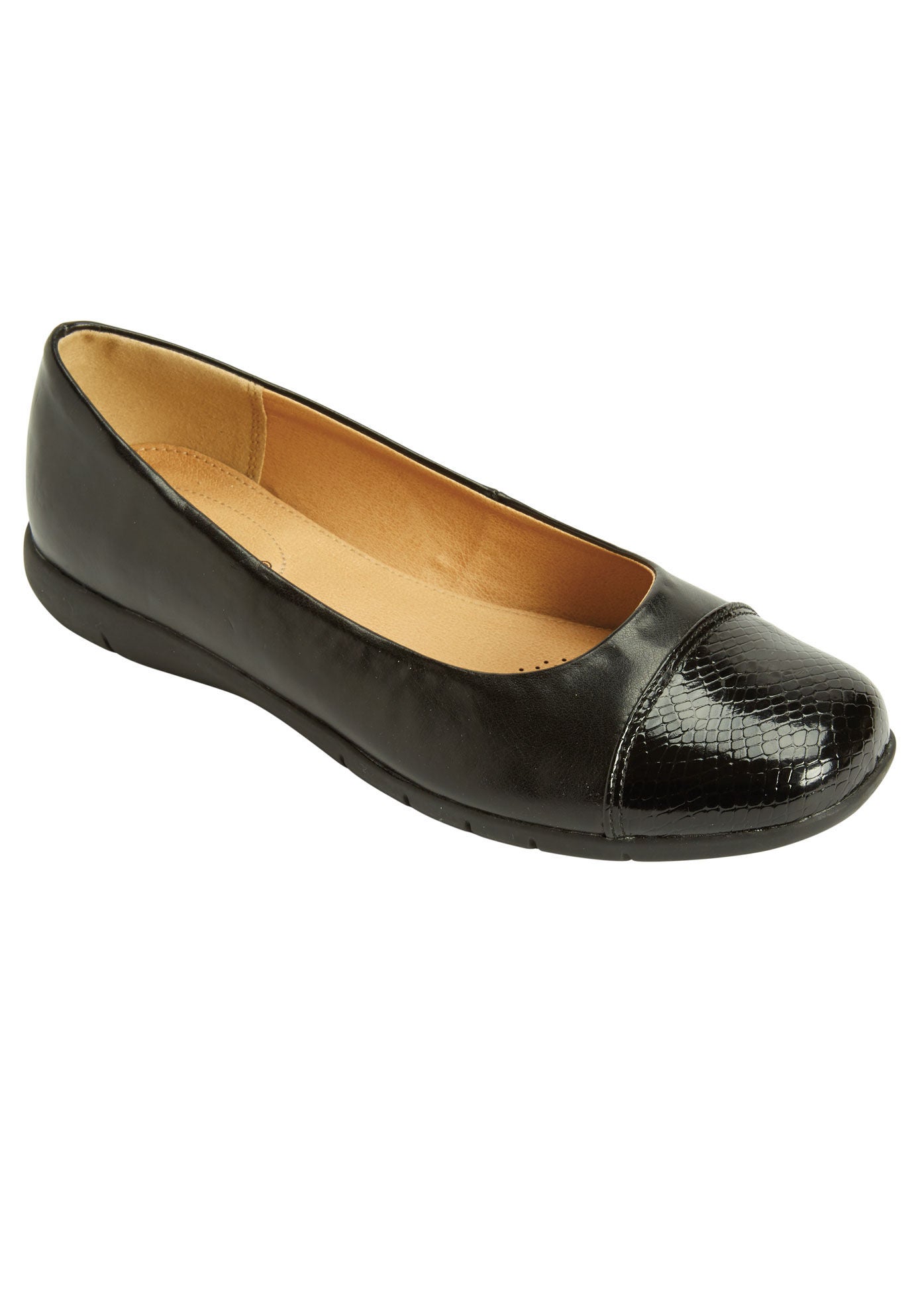Ladies' The Fay Slip On Flat, Gold | Jessica London