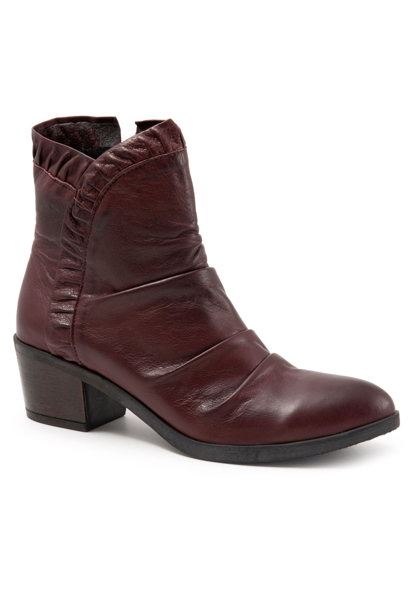 Ladies' Connie Bootie, Merlot | Jessica London