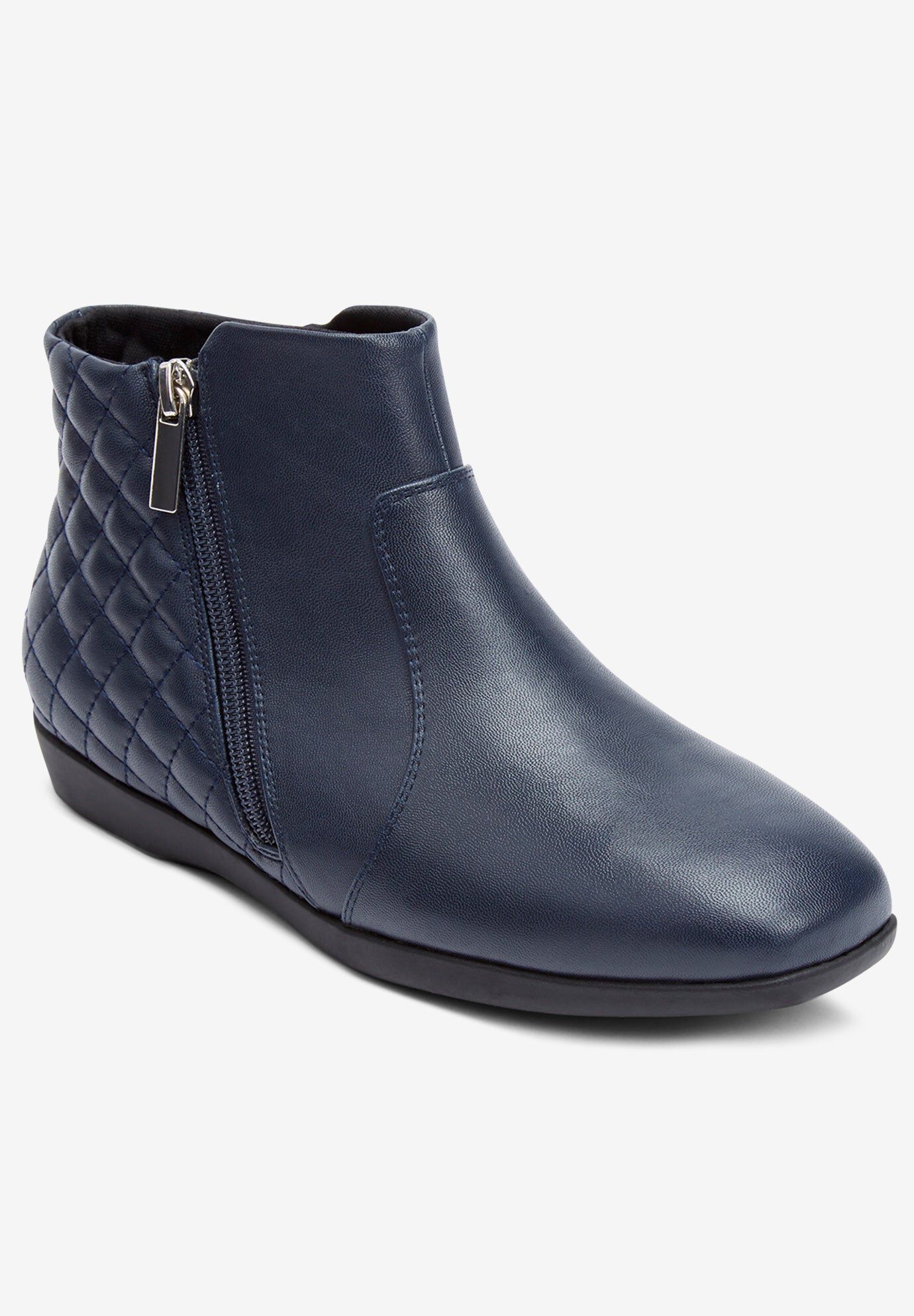 Work The Ceil Bootie, Navy | Jessica London