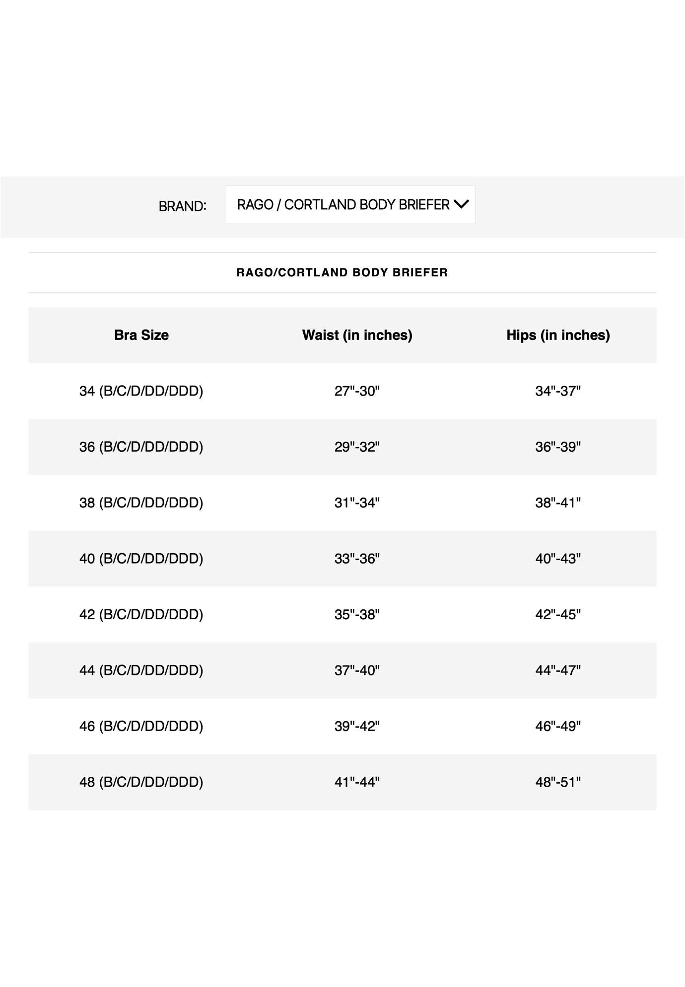 Ladies' Cortland Intimates Firm Control Body Briefer, Black | Jessica ...