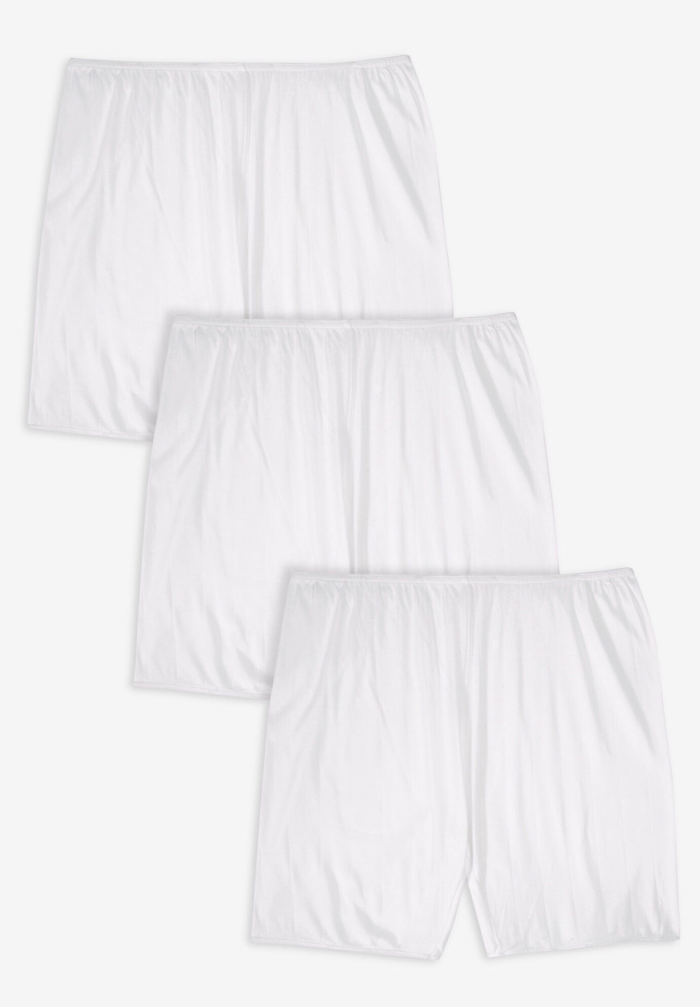 Ladies' Cotton Bloomer 3-Pack, White | Jessica London